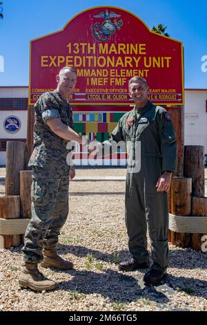 ÉTATS-UNIS Le colonel Samuel L. Meyer Left, commandant de l'unité ...