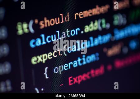 Lignes de code JavaScript dans une bibliothèque pour une application de ...