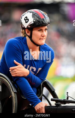 Chelsea McClammer des États-Unis concourant à la finale de la course en ...