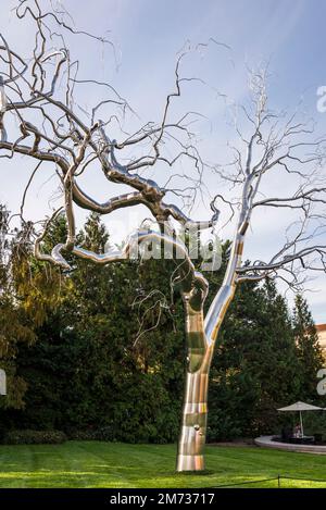 WASHINGTON DC, États-Unis — Graft, créé par Roxy Paine entre 2008 et 2009, est une sculpture en ...