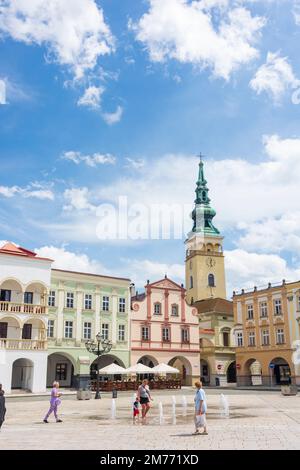Novy Jicin (Neu Titschein, Neutitschein): Place Masarykovo avec la ...