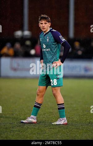 Sydie Peck d'Oldham Athletic Association football Club Tussles avec Seb ...