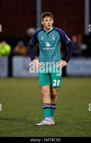 Sydie Peck d'Oldham Athletic Association football Club Tussles avec Seb ...
