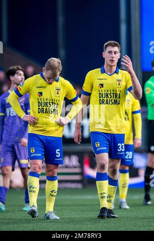 LEEUWARDEN - (lr) Doke Schmidt de SC Cambuur, Floris smand de SC ...