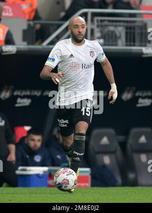 ISTANBUL - Nathan Daniel Jerome Redmond de Besiktas JK pendant le match ...
