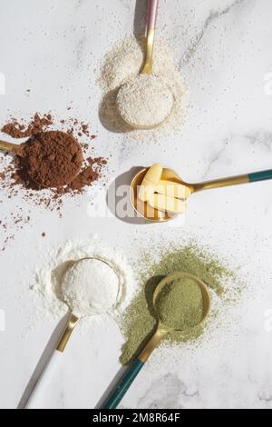 Différents types de compléments alimentaires pour la santé et la beauté ...