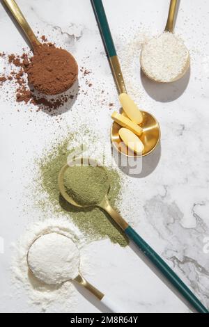 Différents types de compléments alimentaires pour la santé et la beauté ...