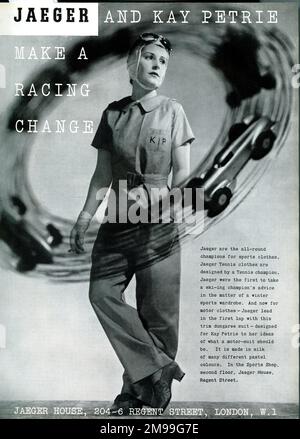 Anne-Cécile Rose-Itier, pilote automobile des années 1930, dans le ...