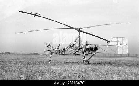 Kaman K-125B N60377 / NX60377 (msn 1). Le premier hélicoptère conçu et ...
