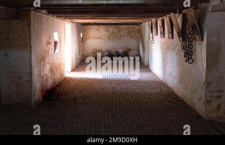 Phrae-Thaïlande 29 décembre 2022 : ancienne prison de sous-sol dans le ...
