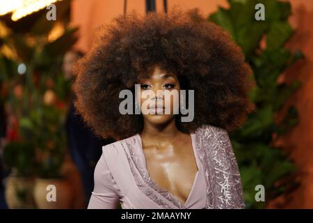 Shaina West poses for photographers upon arrival for the UK Gala ...