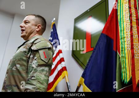 ÉTATS-UNIS Armée Brig. Le général Geoffrey Norman, commandant général ...