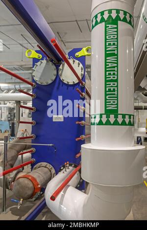 Denver, Colorado - les eaux usées brutes servent à chauffer et à ...