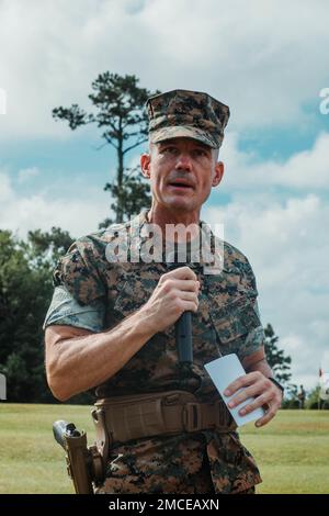 ÉTATS-UNIS Le colonel Ginger E. Beals du corps maritime, commandant du ...