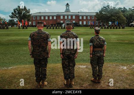ÉTATS-UNIS Le colonel Ginger E. Beals du corps maritime, commandant du ...