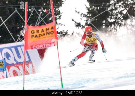 SIMADER SABRINA (KEN) lors de la coupe du monde de ski Audi FIS 2023 ...