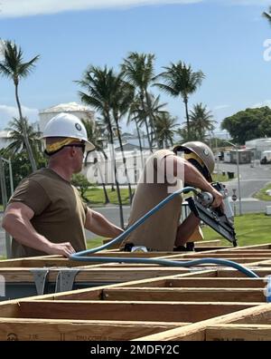 Atoll de Kwajalein, Îles Marshall (25 juillet 2022) constructeur 2nd ...