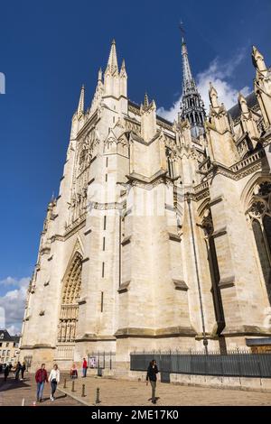 Amiens, France - 28 septembre 2022 : vue de la place Gambetta avec des ...