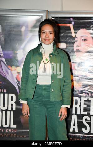 Leanna Chea, actrice lors de la première du film Retour à Séoul de Davy Chou à la Bibliothèque ...