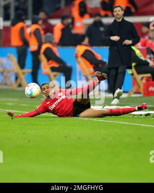 Leverkusen, Allemagne. 25th janvier 2023. Firo : 01/25/2023, football ...