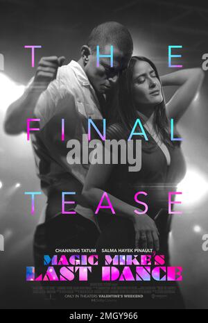 LA DERNIÈRE DANSE DE MAGIC MIKE (2023) SALMA HAYEK AYUB KHAN-DIN JEMELIA GEORGE STEVEN ...
