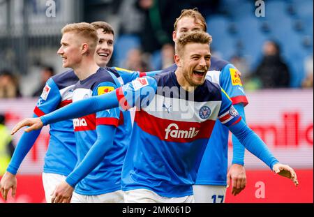 Kiel, Allemagne. 28th janvier 2023. Football: 2nd Bundesliga, Holstein ...