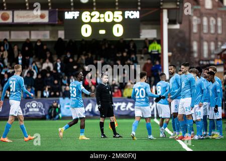 Malmö, Suède. 27th, janvier 2023. Ben Engdahl (2) du FC Nordsjaelland ...