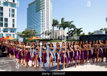 Candidates for this year's Binibining Pilipinas (Miss Philippines ...