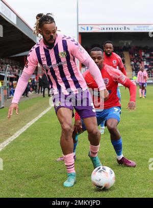 Jamie Reckord de la ville de Yeovil lors du match de la Ligue nationale ...