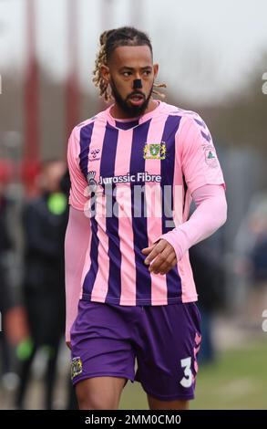 Jamie Reckord de la ville de Yeovil lors du match de la Ligue nationale ...