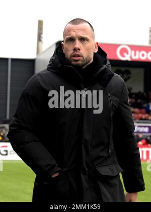 ROTTERDAM - John Heitinga, entraîneur intérimaire d'Ajax, lors du match ...