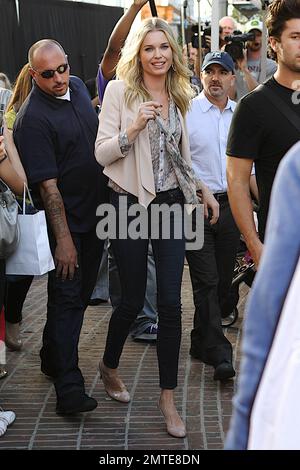 L'actrice Rebecca Romijn arrive au Grove pour une bande de l'émission ...