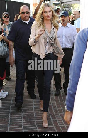 L'actrice Rebecca Romijn arrive au Grove pour une bande de l'émission ...