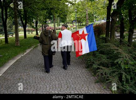 A supporter of the late Yugoslav communist president Josip Broz Tito ...