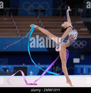 7 AOÛT 2021 - Tokyo, Japon: Alina HARNASKO de Team Belarus, Linoy ...