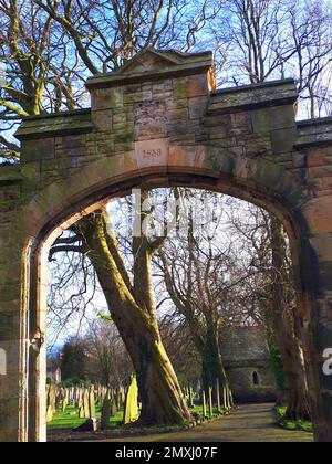 Le cimetière St Leonards de Padiham Lancashire a été ouvert en 1853 car ...