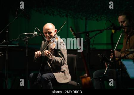 Glasgow, Écosse. Duncan Chisholm, joueur de violon et compositeur ...