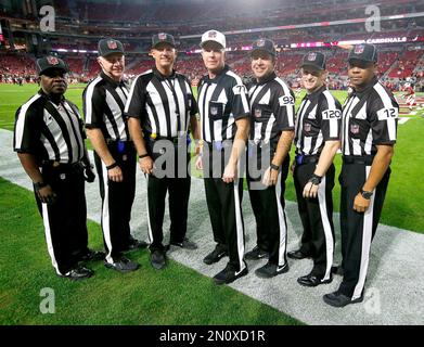 NFL Officials from left; Side judge Michael Banks, head linesman Derick ...