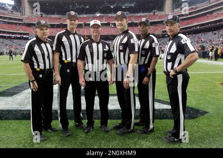 NFL Officials from left; Side judge Michael Banks, head linesman Derick ...