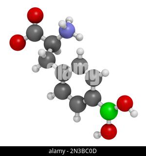 Balofalan (10B) molécule de médicament. Utilisé dans la thérapie par ...
