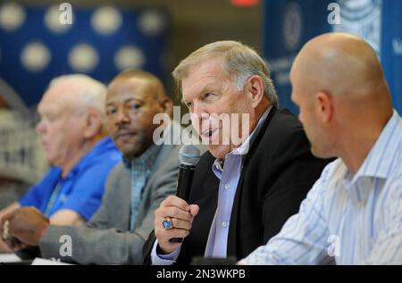 Myron Shoate, sitting in for his deceased brother, college football ...