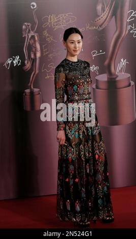 L'actrice Isabella Leong Hong Kong sourit lors d'une conférence de ...