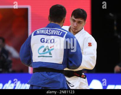 Denis Vieru de Moldavie et Bagrati Niniashvili de Géorgie pendant le ...