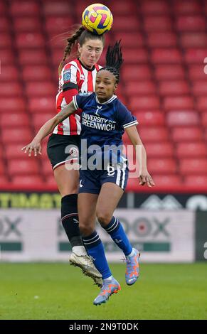 Sheffield, Angleterre, le 12th février 2023. Maddy Cusack, de Sheffield ...