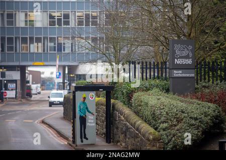 Nestle Halifax Factory, Halifax, Royaume-Uni, abrite Quality Street, l ...
