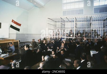 The trial of 24 members of a Muslim extremist group was resumed in ...