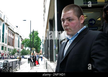 British actor, Jamie Waylett, 19, who plays Vincent Crabbe in the Harry ...