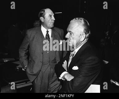Atty. Gen. designate William Saxbe, left, and special Watergate ...