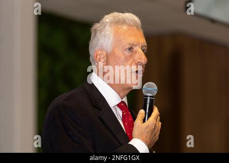 Brugelette, Belgique. 17th février 2023. Antoine Lebrun, pdg de WWF ...