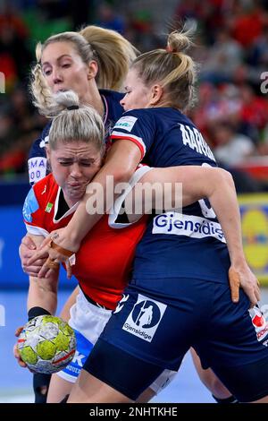 Denmarks Sarah Iversen lors de la journée médiatique de l'équipe ...